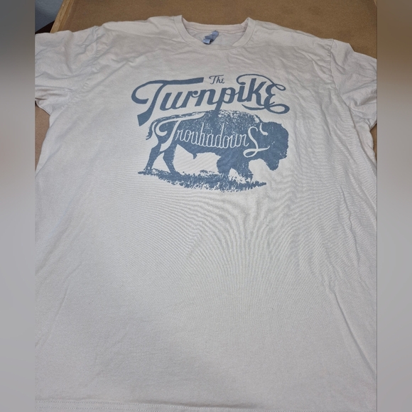 Next Level Apparel | Shirts | Next Level Apparel Cream And Blue Turpike ...